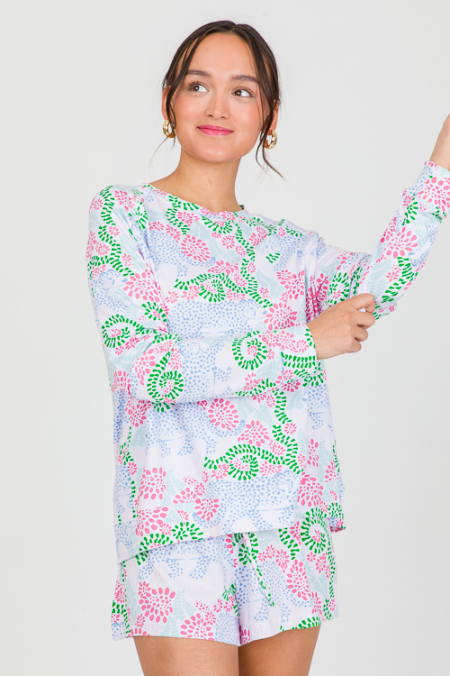 Annie Soft PJ Set, Leopard Lounge - New Arrivals - The Blue Door Boutique