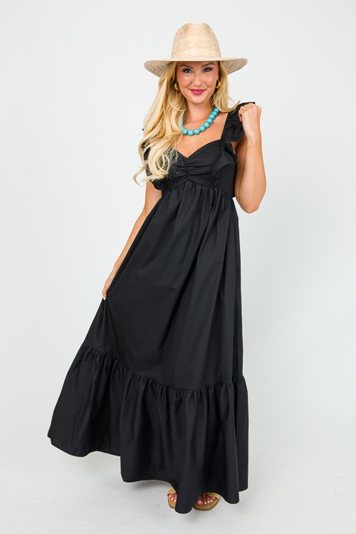 RaeAnna Maxi, Black - New Arrivals - The Blue Door Boutique