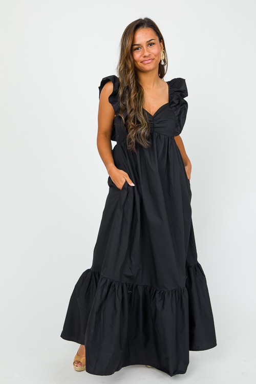 RaeAnna Maxi, Black - New Arrivals - The Blue Door Boutique
