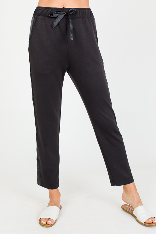 Modal Pants Set, Black - New Arrivals - The Blue Door Boutique