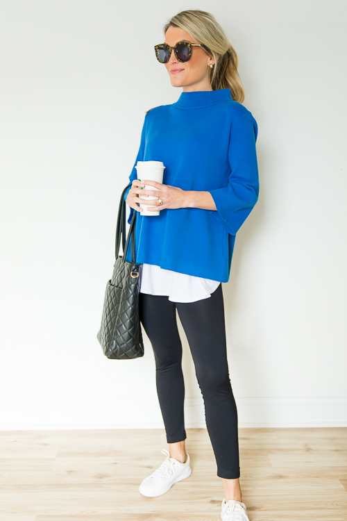 Audrey Sweater, French Blue - New Arrivals - The Blue Door Boutique