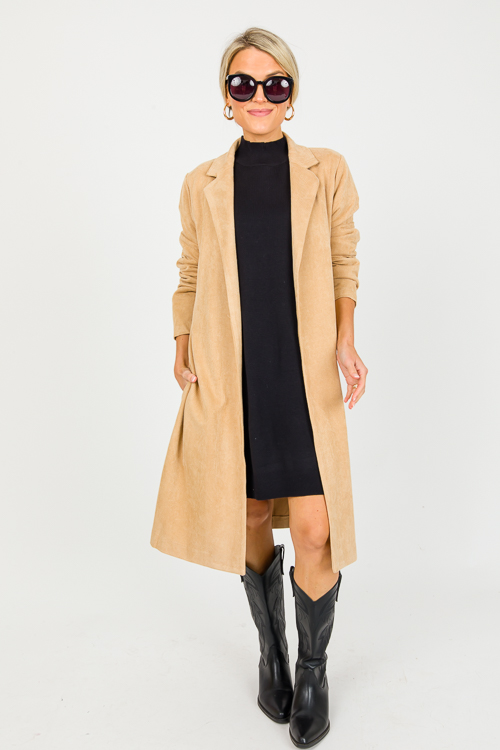 Jill Coat, Camel - New Arrivals - The Blue Door Boutique
