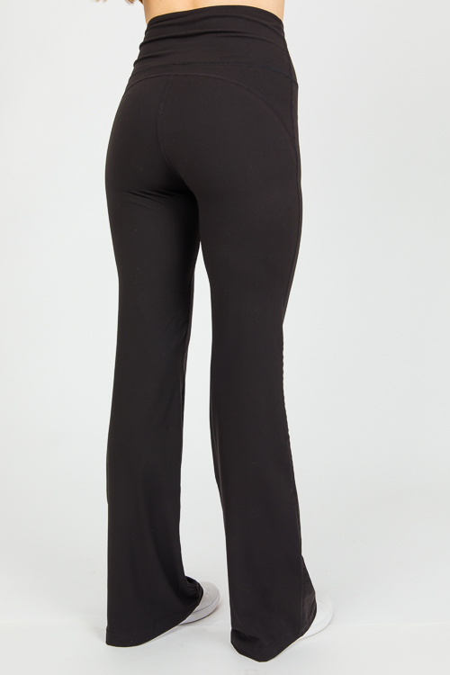 Butter Flare Yoga Pants, Black - New Arrivals - The Blue Door Boutique