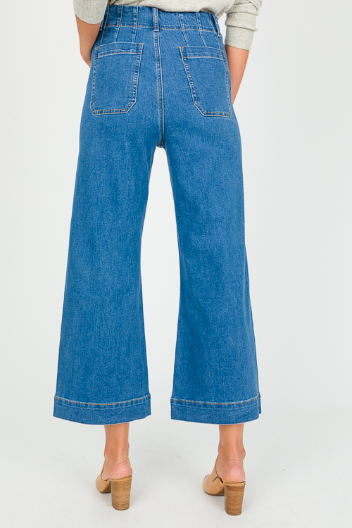 Patch Pocket Jeans, Denim - New Arrivals - The Blue Door Boutique