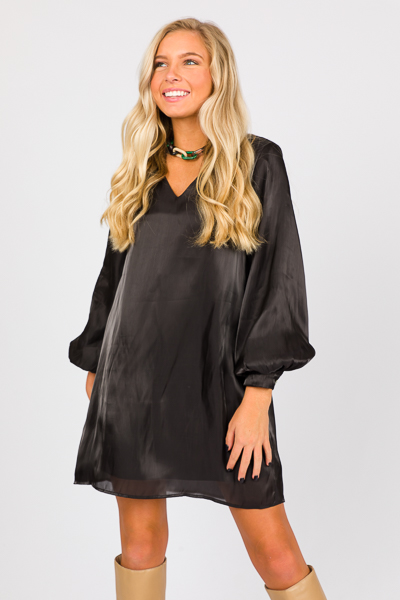 Cocktail Hour Dress, Black - New Arrivals - The Blue Door Boutique