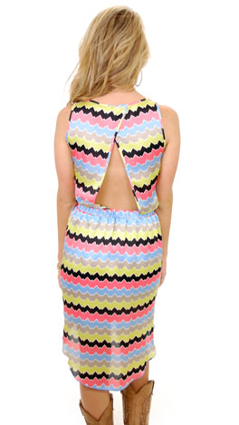 No Backing Out Dress - The Blue Door Boutique