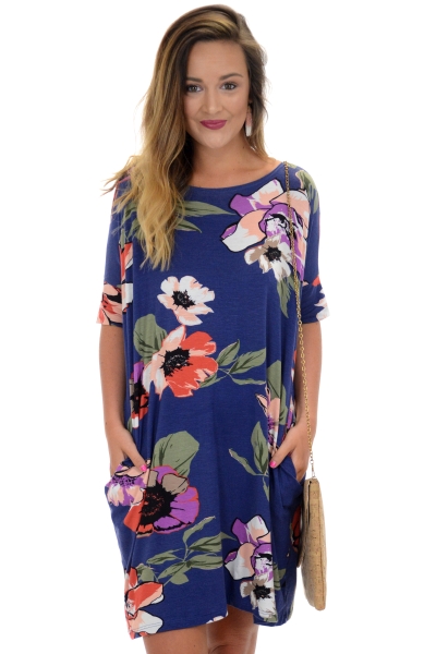 Garden Piko Dress - Dresses - The Blue Door Boutique