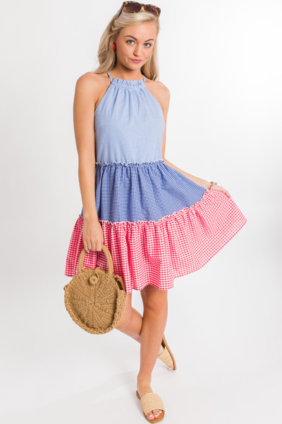 Summer Picnic Dress - SALE - The Blue Door Boutique
