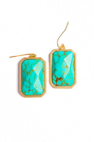 Vera Stone Earring, Turquoise - Jewelry - Accessories - The Blue Door ...